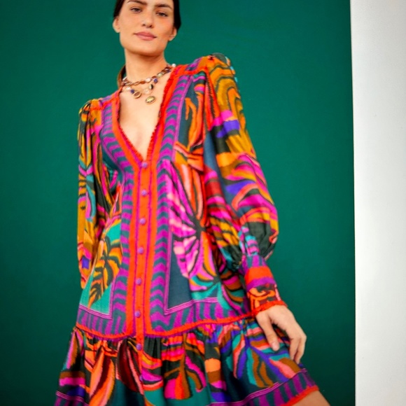 FARM Rio | Dresses | Farm Rio Mini Dress | Poshmark